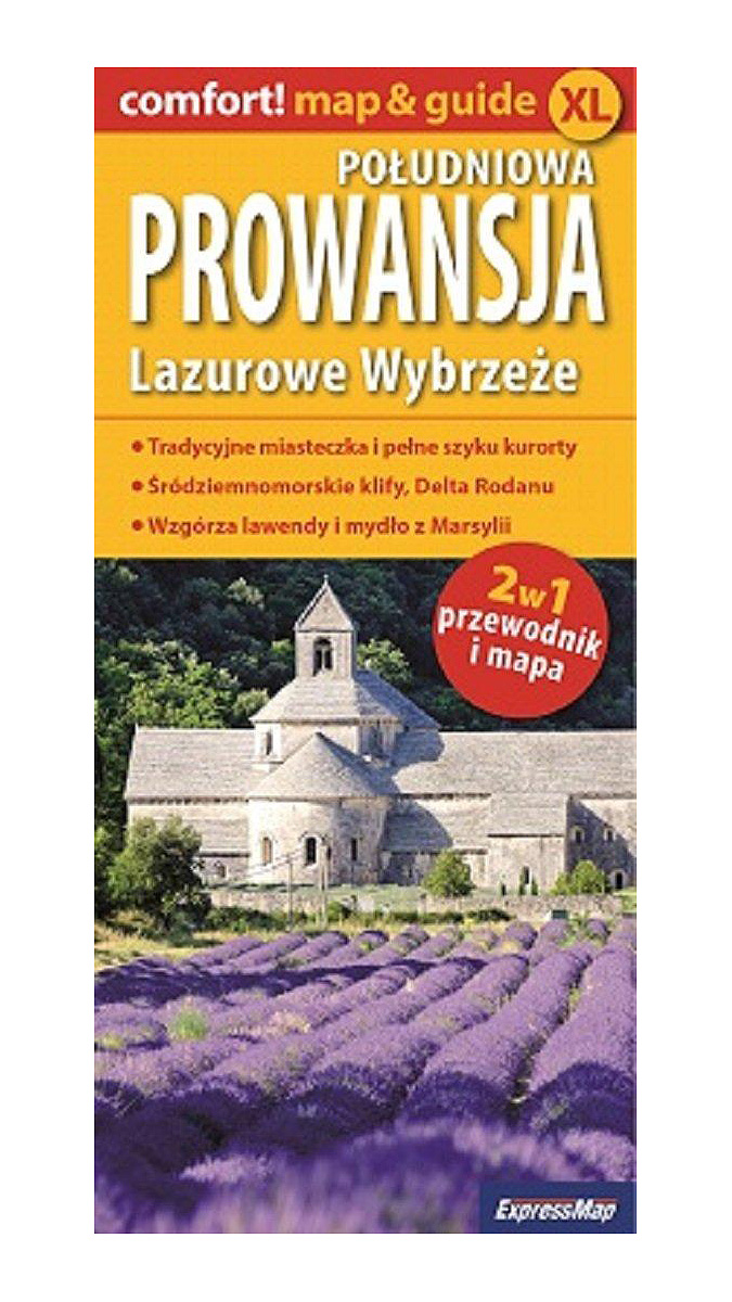 Prowansja południowa. Lazurowe Wybrzeże 2w1: przewodnik + mapa /MAŁY ...