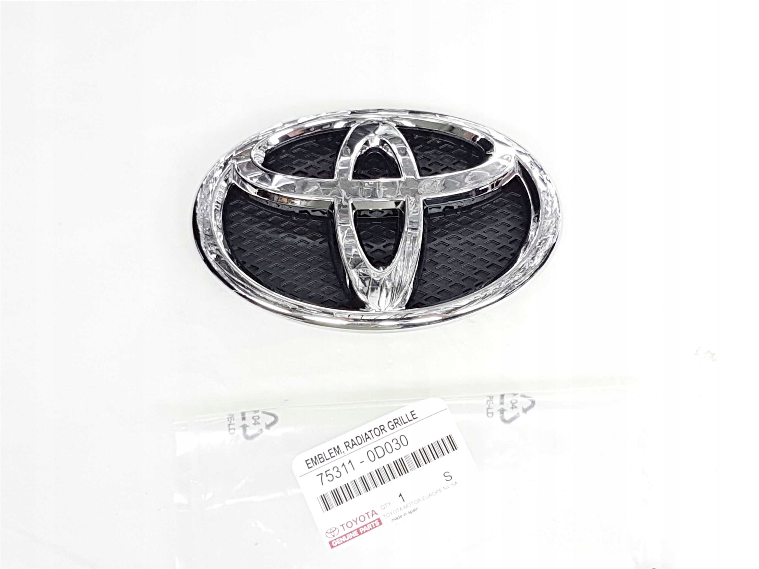 A75311-0D030 - YARIS II 05-11 ЗНАЧОК ЛОГОТИП ЕМБЛЕМА ПЕРЕДНІЙ БАМПЕР ...