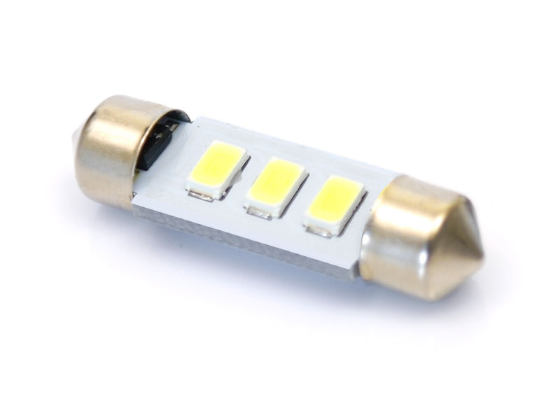 Żarówka LED rurkowa 3 SMD 5630 C5W C10W 42 mm C5W-3SMD-5630-42MM za 3 ... Żarówka LED rurkowa 3 SMD 5630 C5W C10W 42 mm C5W-3SMD-5630-42MM za 3 ...