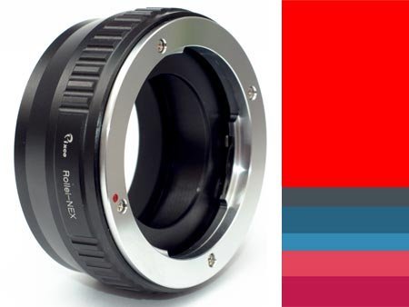 Adapter Rollei - Sony E-mount Nex przejściówka QBM Alpha A7 Pixco ...
