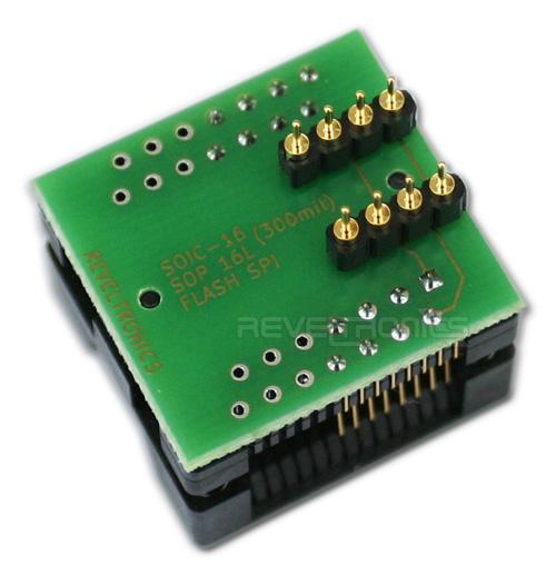 ADAPTER SOIC-16 (SOP-16) / DIL-8 FLASH SPI 300-mil 5620130400 - Allegro.pl