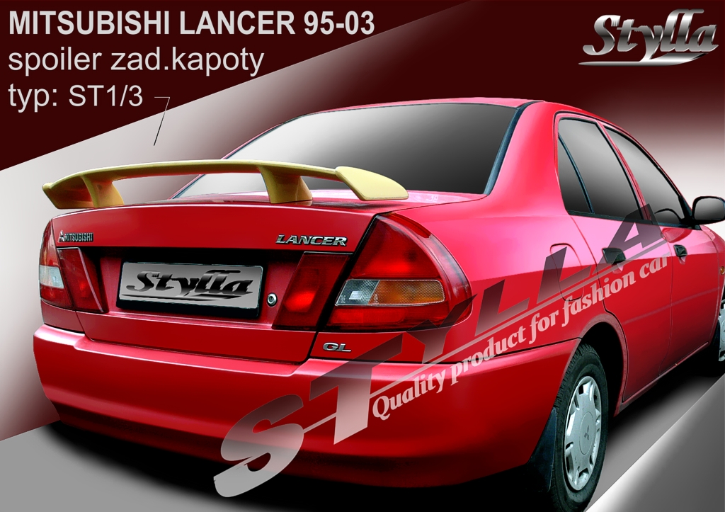 spoiler spojler do Mitsubishi Lancer MK6 95- SN2L, ST13L za 449 zł z ...