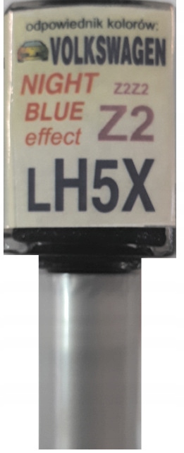 Zaprawka do rys 10ml AUDI VW SEAT H5X LH5X Z2 NIGHT BLUE EFFECT ...