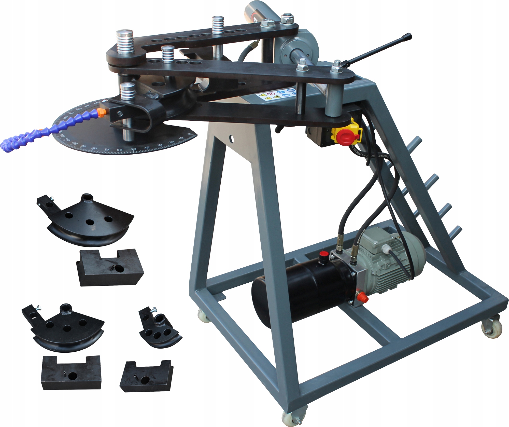 GIĘTARKA HYDRAULICZNA ELEKTRYCZNA ZAGINARKA DO RUR PROFILI METALU 50 MM ...