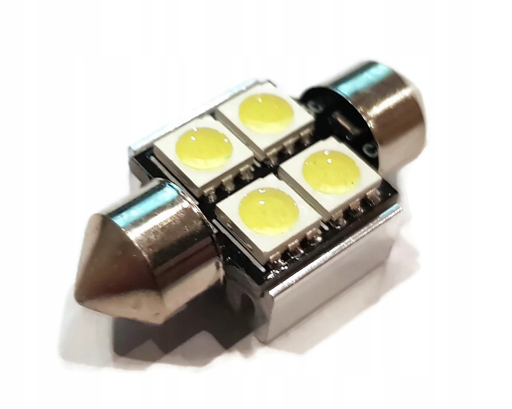 ŻARÓWKA 4 LED 5050 SMD RURKA 31mm C5W C10W CANBUS za z Koszalin ... ŻARÓWKA 4 LED 5050 SMD RURKA 31mm C5W C10W CANBUS za z Koszalin ...