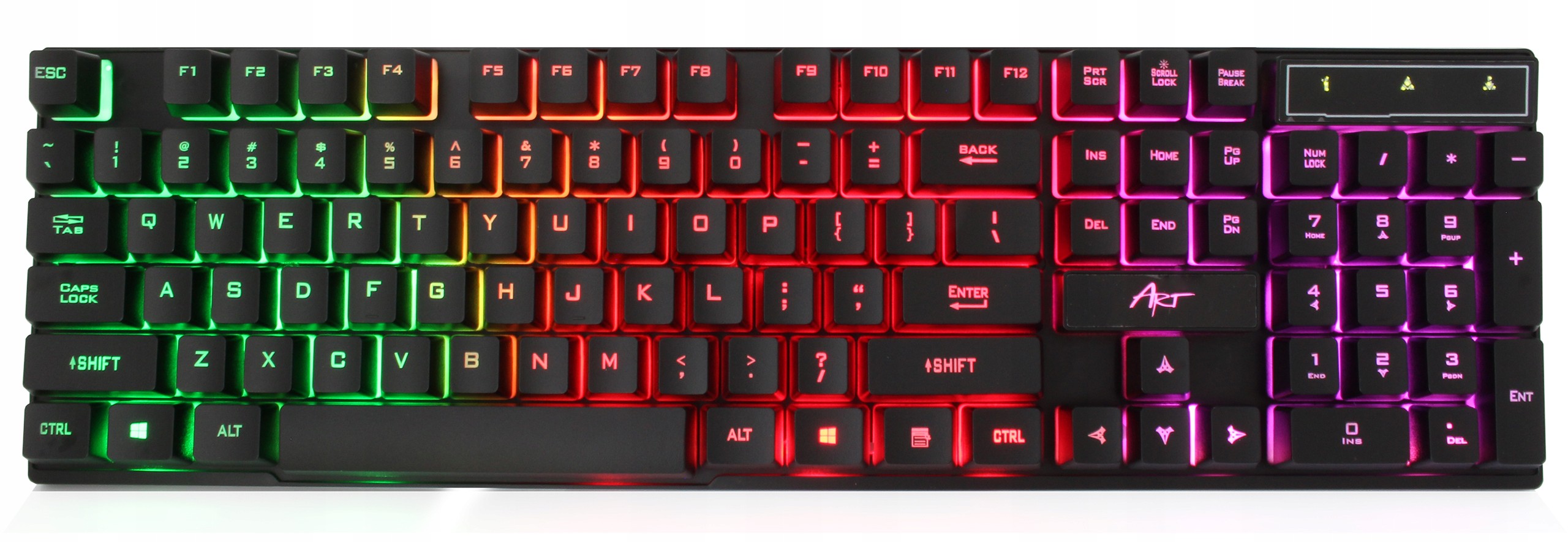 Купить ИГРОВАЯ КЛАВИАТУРА ДЛЯ ИГРОВ С ПОДСВЕТКОЙ RGB: отзывы, фото и ...