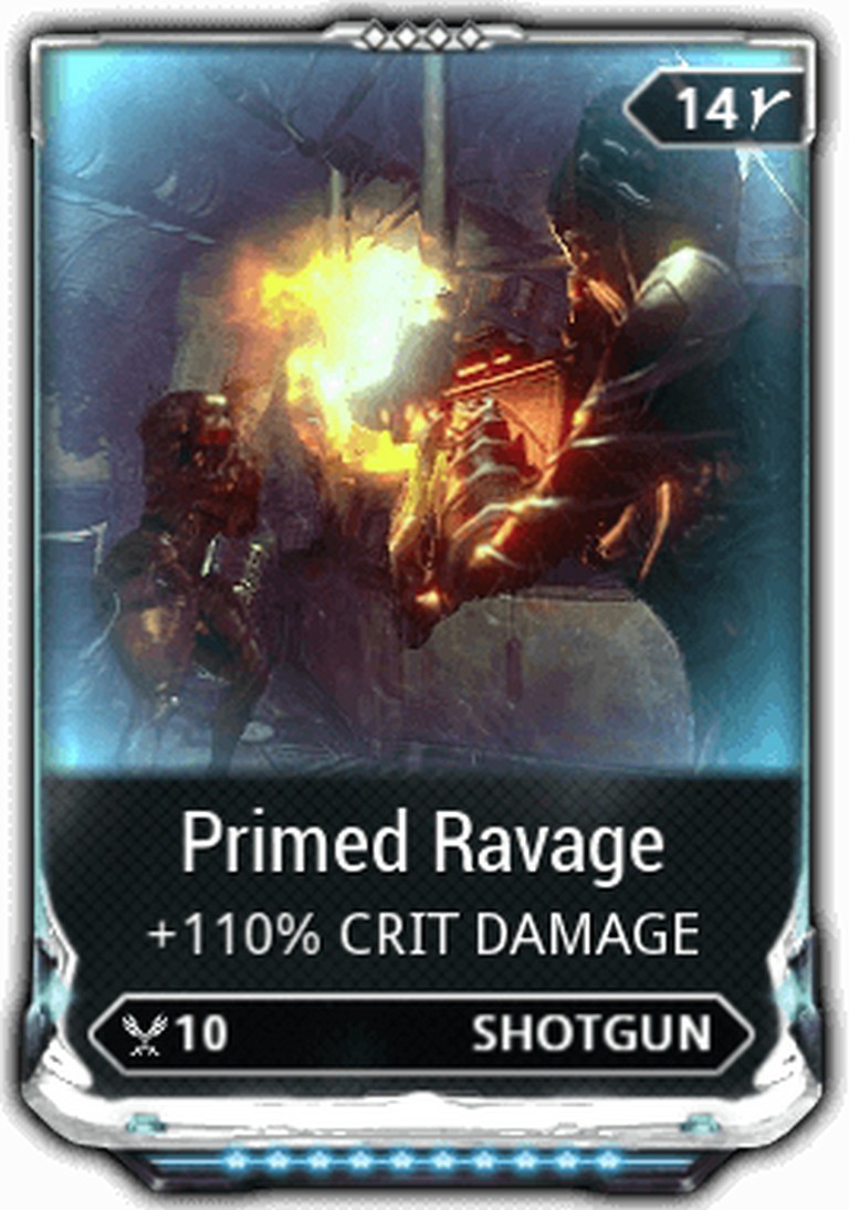 WARFRAME mody mods PRIME MOD Primed Ravage (FULL) - 7360532354 ...