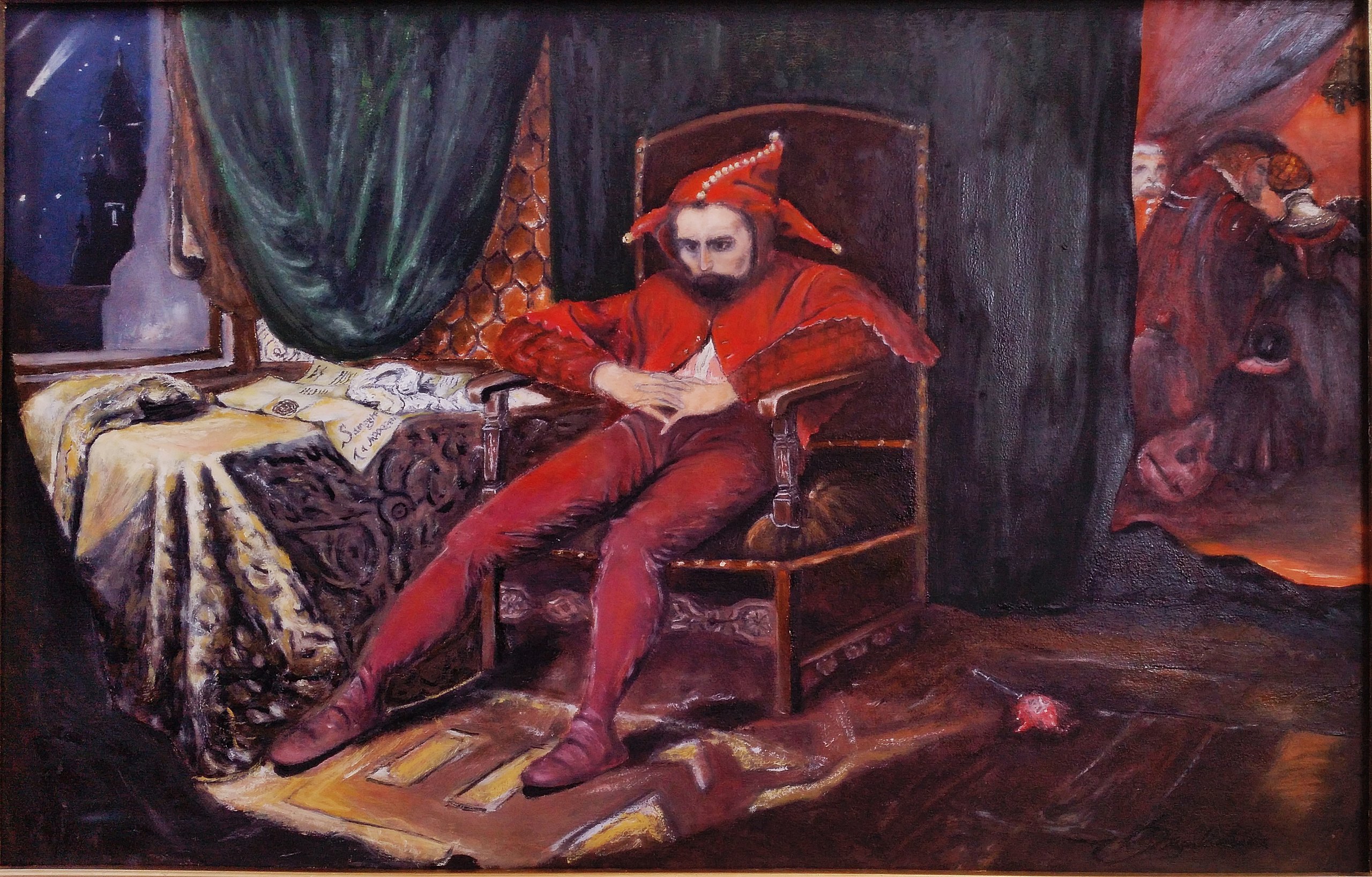 OBRAZ OLEJNY Stańczyk kopia Jan Matejko 62x40 cm - 7204076061 ... OBRAZ OLEJNY Stańczyk kopia Jan Matejko 62x40 cm - 7204076061 ...