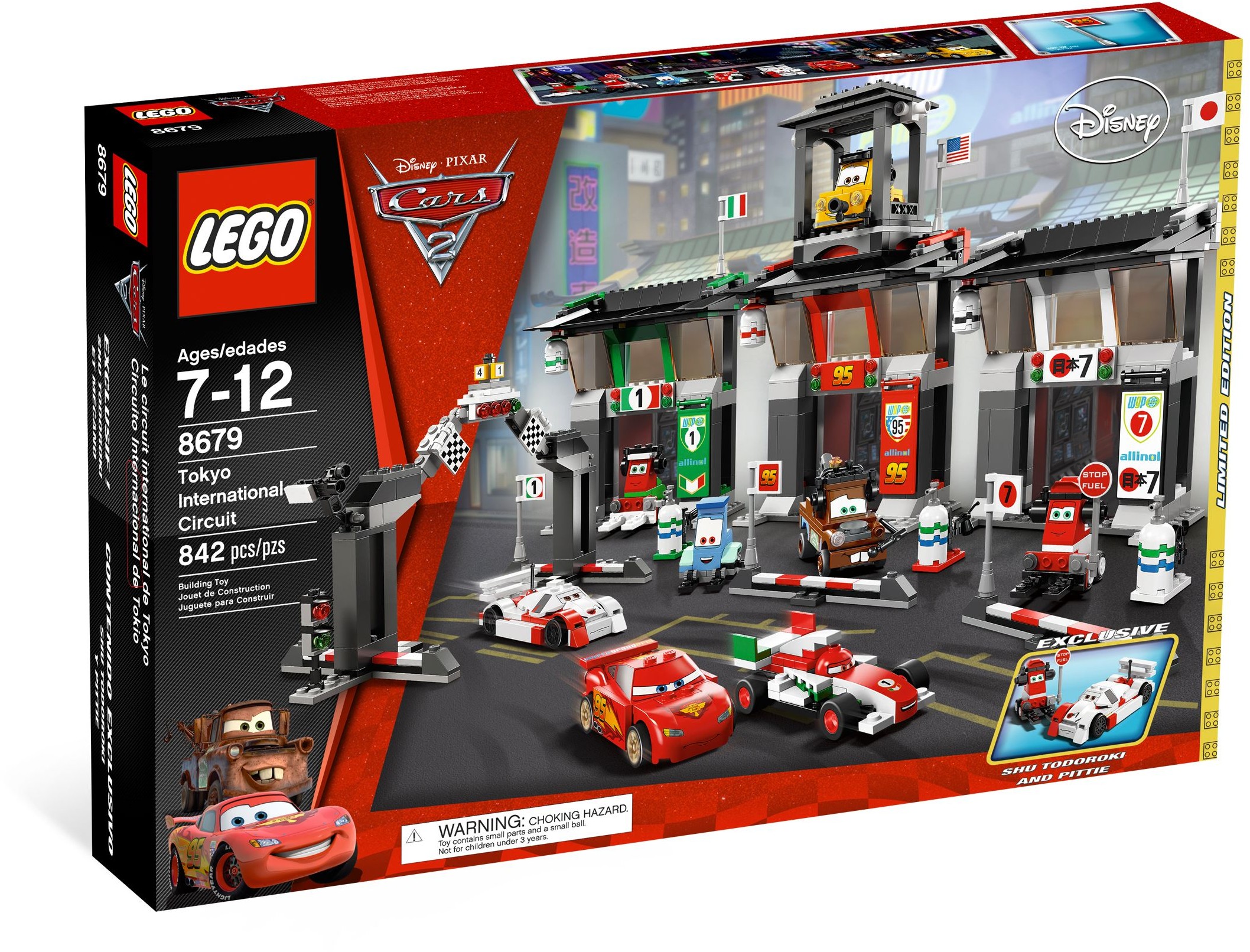 LEGO CARS AUTA 8679 TOR WYŚCIGOWY W TOKIO KLOCKI - 6968027384 ...