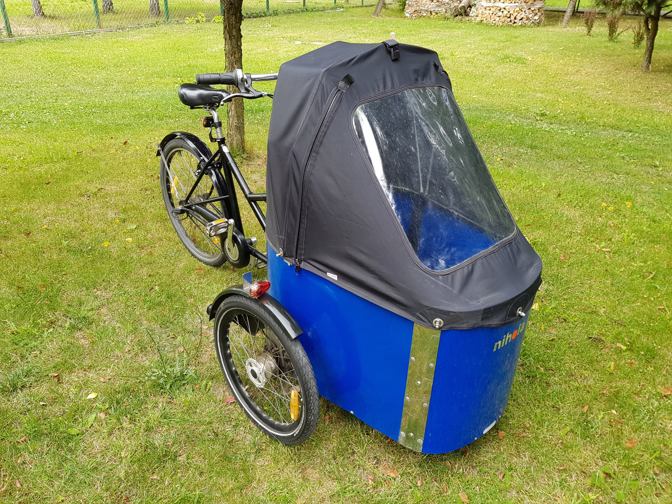 NIHOLA Riksza rowerowa towarowo - dziecięca ! - 7444947608 - oficjalne ...