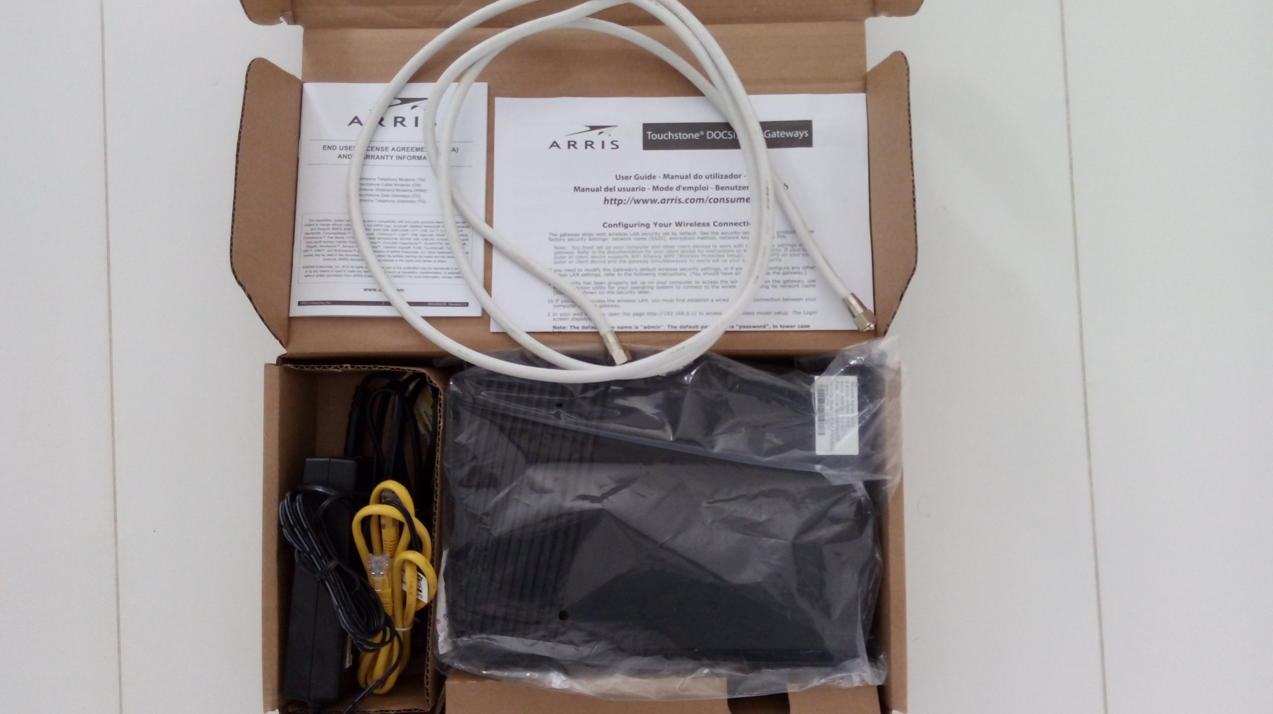 Arris TG 2492 modem router decoder Touchstone - 7272974474 - oficjalne ...