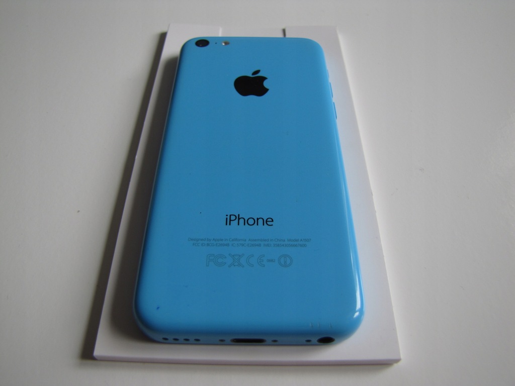 APPLE IPHONE 5C 8GB BLUE NIEBIESKI LTE RETINA GWAR - 7506837717 ...