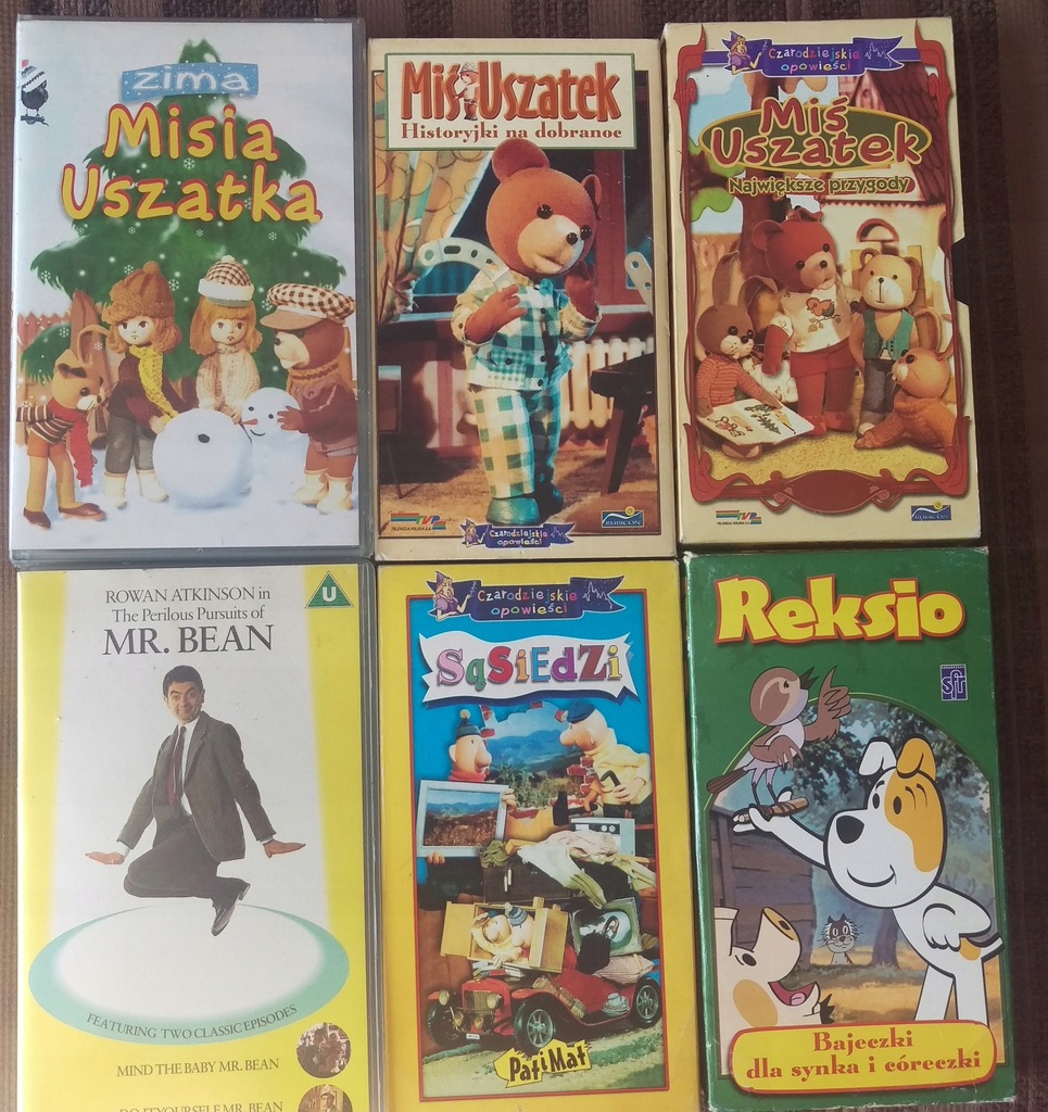Polskie bajki na VHS Uszatek Reksio + Sąsiedzi - 7577281307 - oficjalne ...