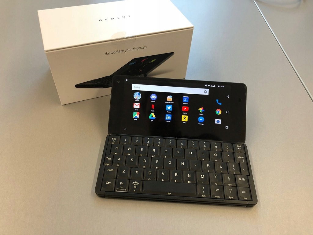 Palmtop Gemini 4G LTE Android 7.1 rarytas, jedyny - 7682312582 ...