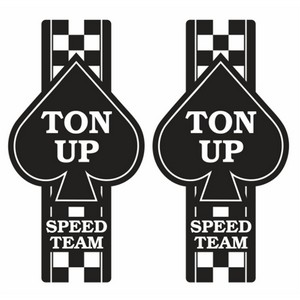 Ton Up Speed Team zes naklejka sticker cafe racer - 6834671410 ...