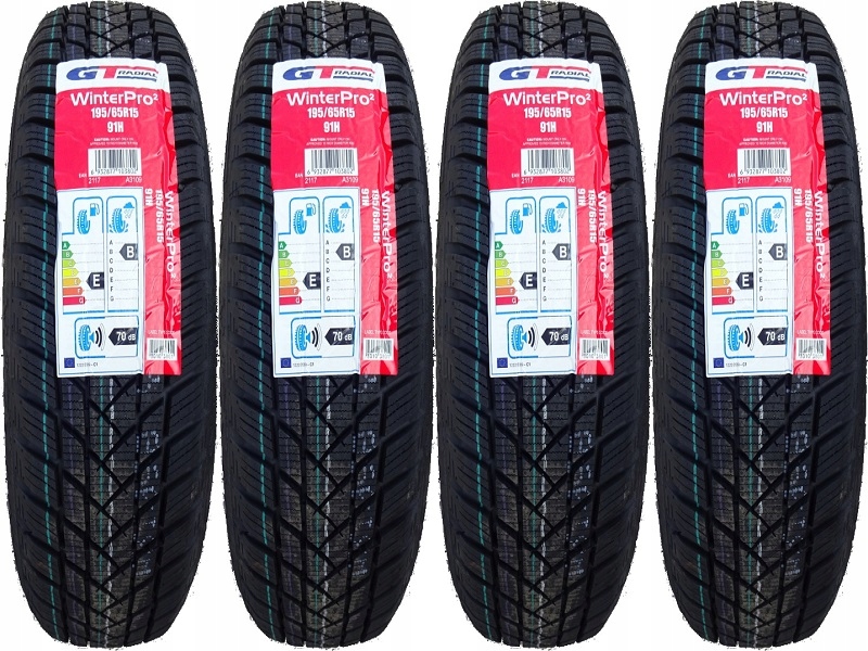 4x OPONY ZIMOWE GT RADIAL 195/65R15 WINTER PRO 2 - 7521381728 - oficjalne archiwum Allegro