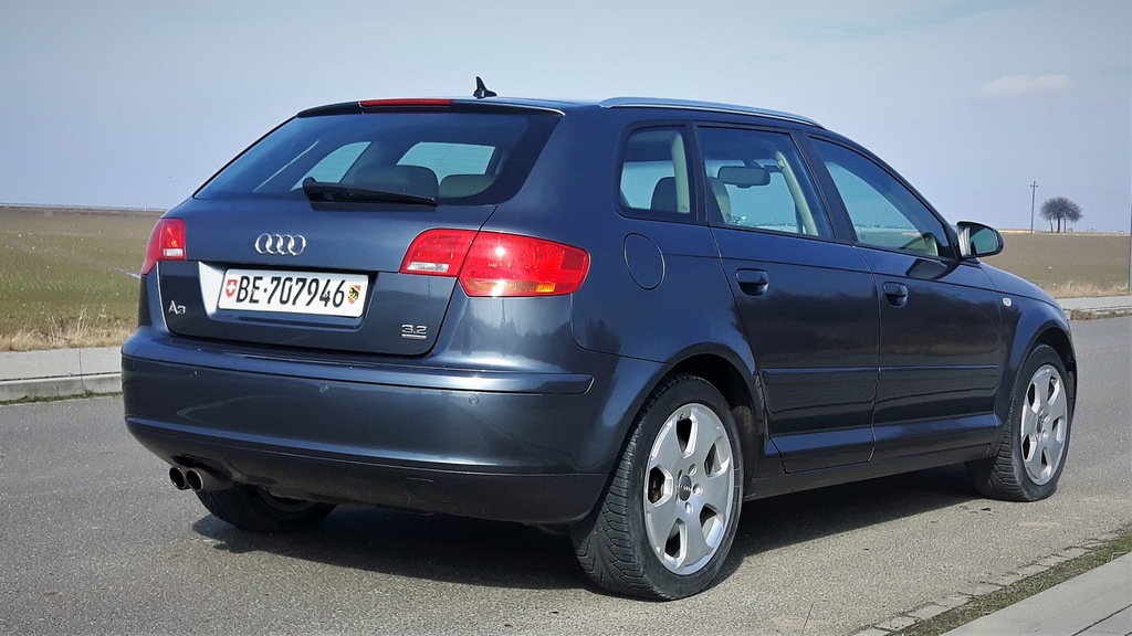 AUDI A3 3.2 VR6 QUATTRO 250KM SWISS SERWIS!! IDEAŁ - 7454997371 ...