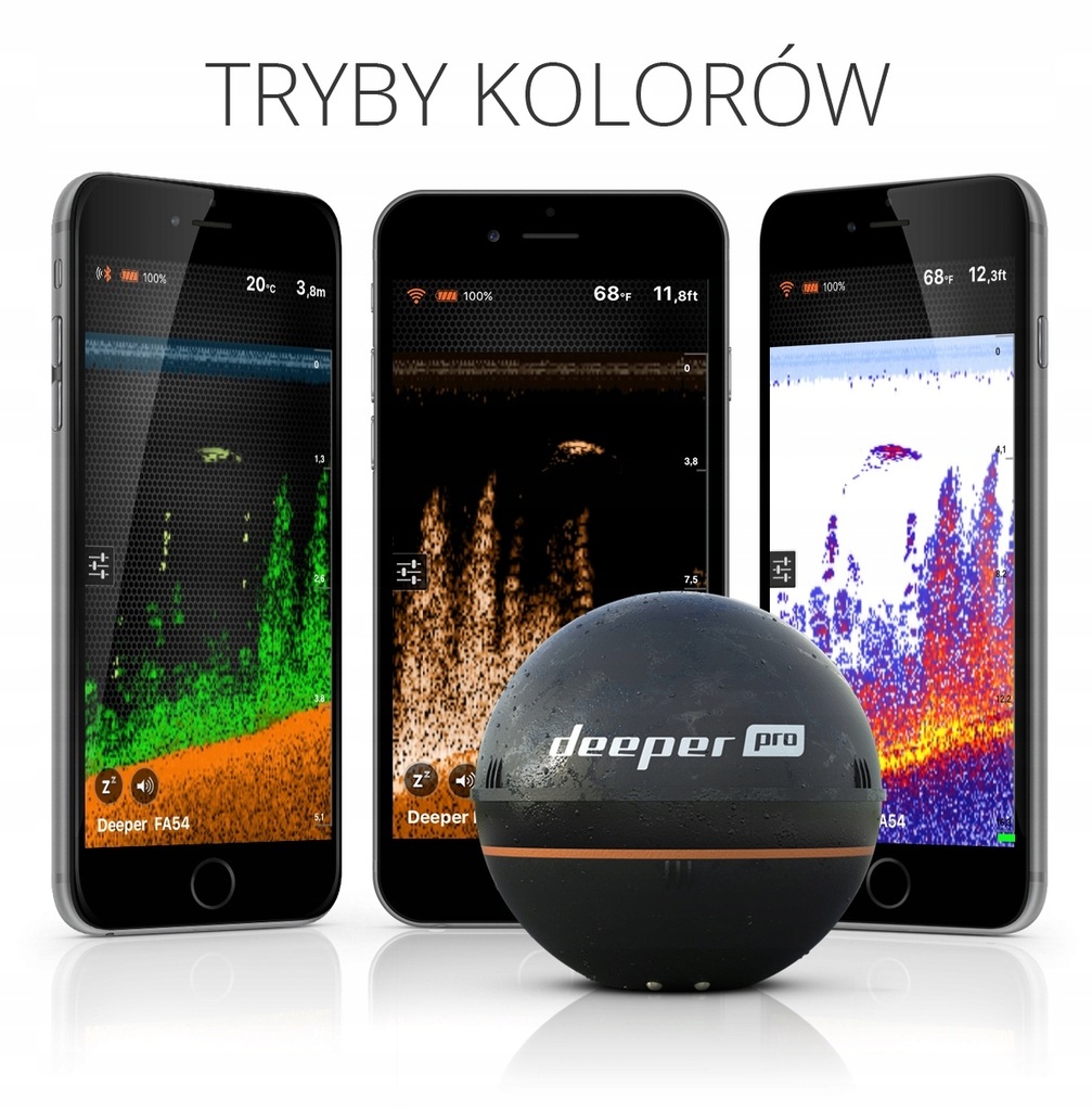 Echosonda DEEPER PRO PLUS Wi-Fi GPS +2 akcesoria! - 6686736823 ...