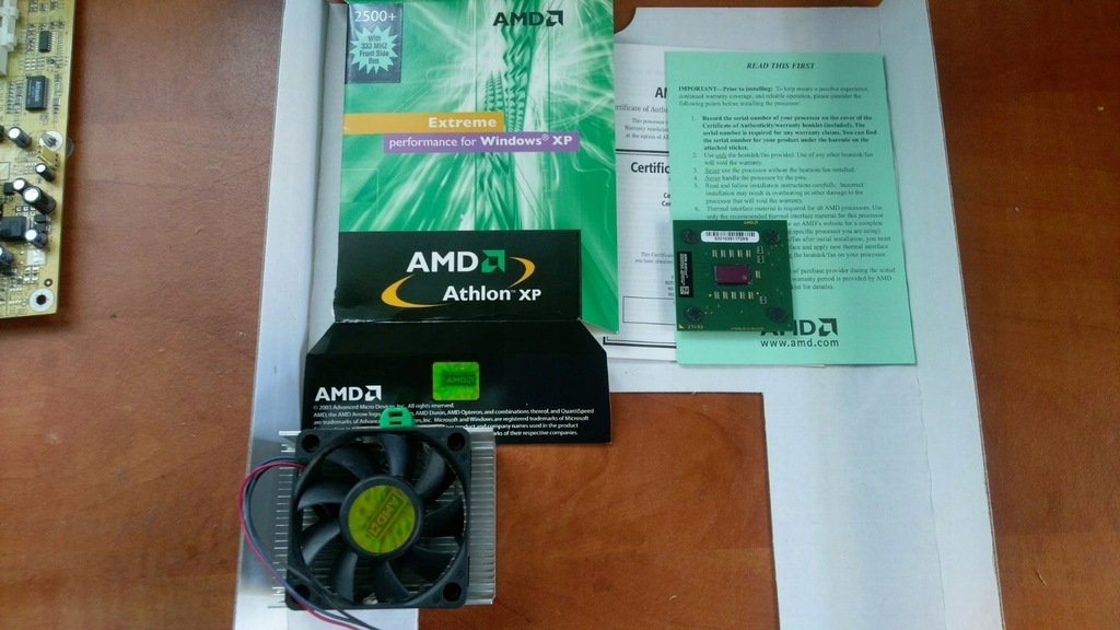 Procesor AMD Athlon Xp 2500+ barton Box Unikat - 7574767766 - oficjalne ...