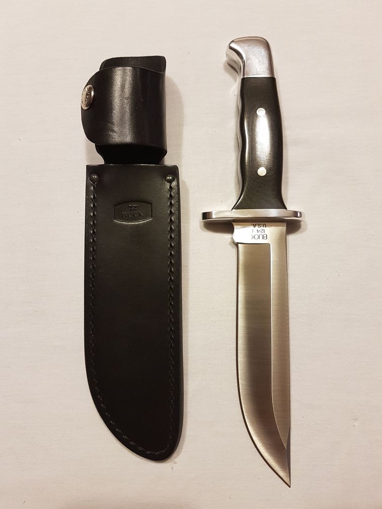 NÓŻ BUCK 124 FRONTIERSMAN - 7247583101 - oficjalne archiwum Allegro