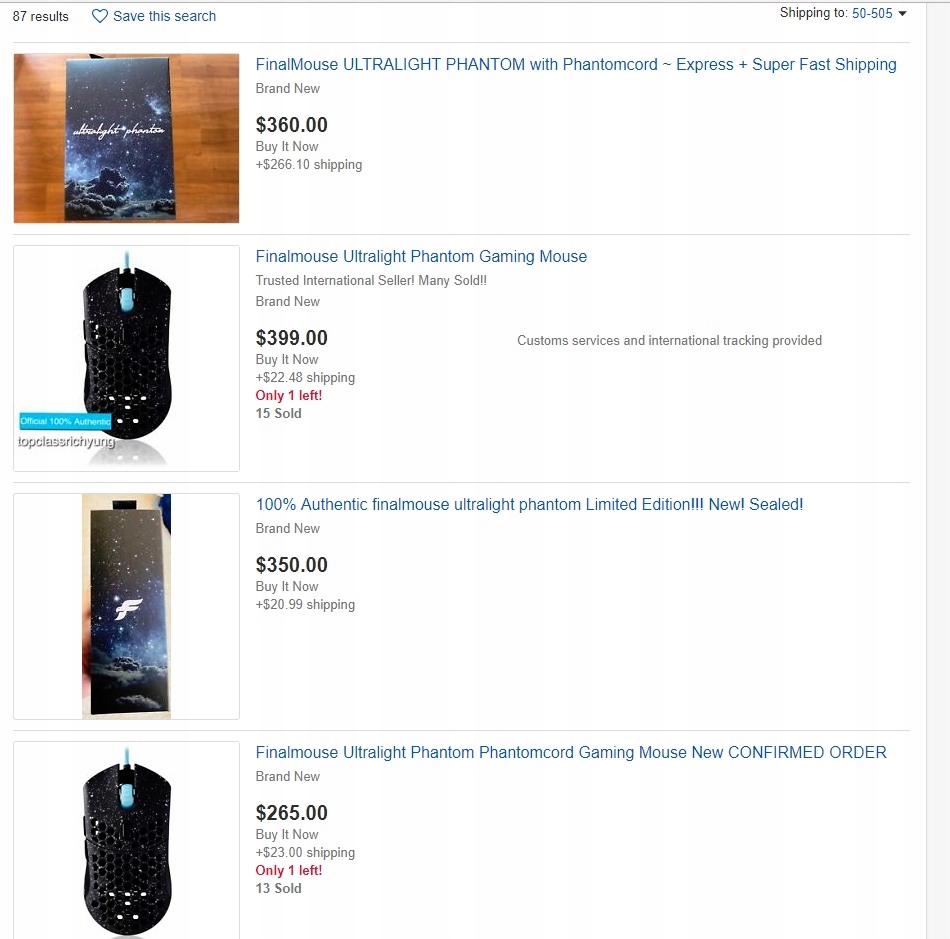 Finalmouse Ultralight Phantom (limitowana edycja) - 7498089704 ...