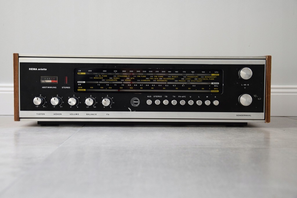 Radio vintage Rema Arietta 730 retro amplituner - 7352380075 ...