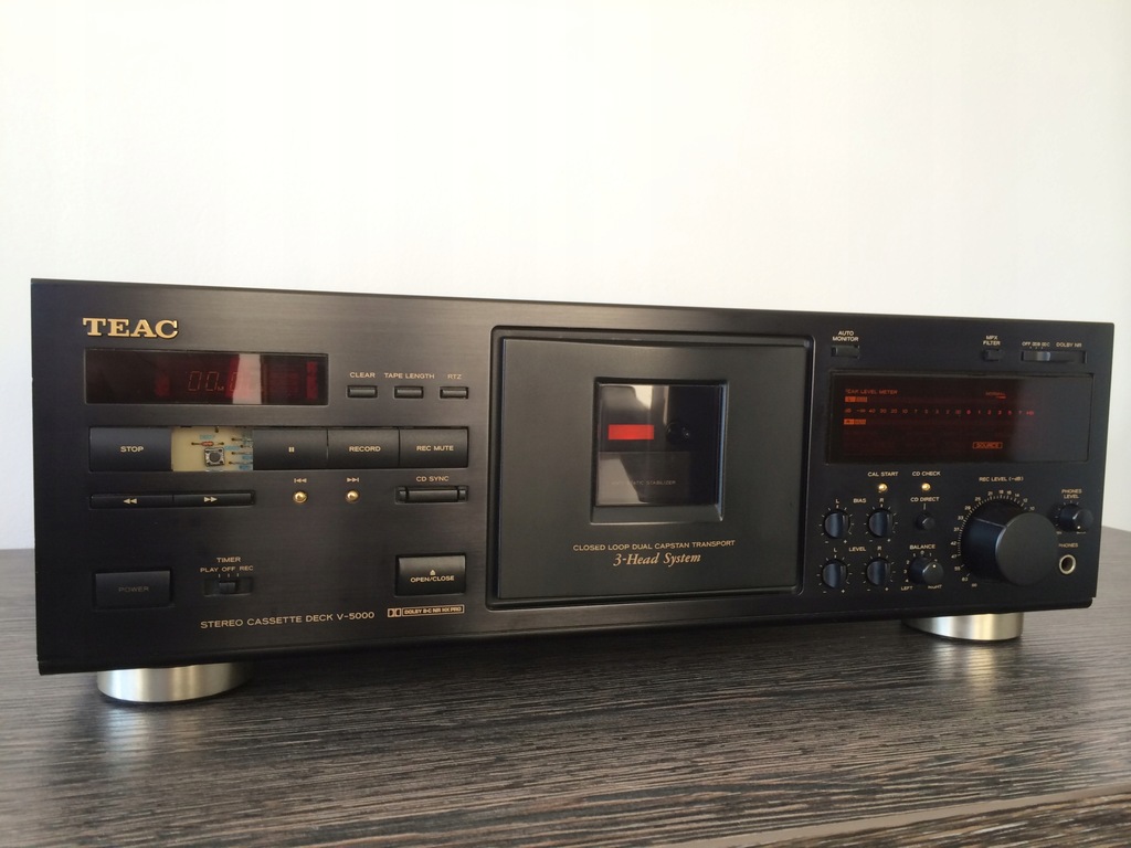 MAGNETOFON KASETOWY TEAC V-5000 - 7715989304 - oficjalne archiwum Allegro