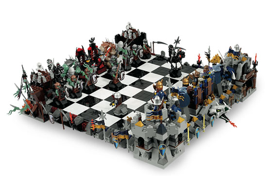 LEGO GRY 852293 SZACHY Castle Giant Chess Set 2007 - 7180448838 ...