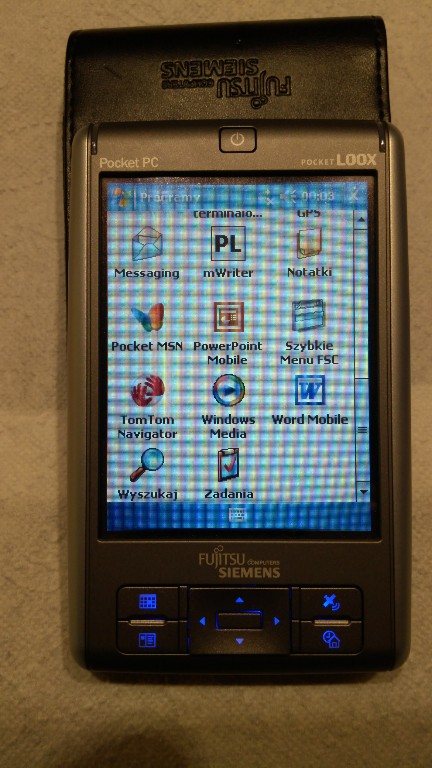 Palmtop Fujitsu Siemens Pocket Loox N520 + karta - 7083394660 ...