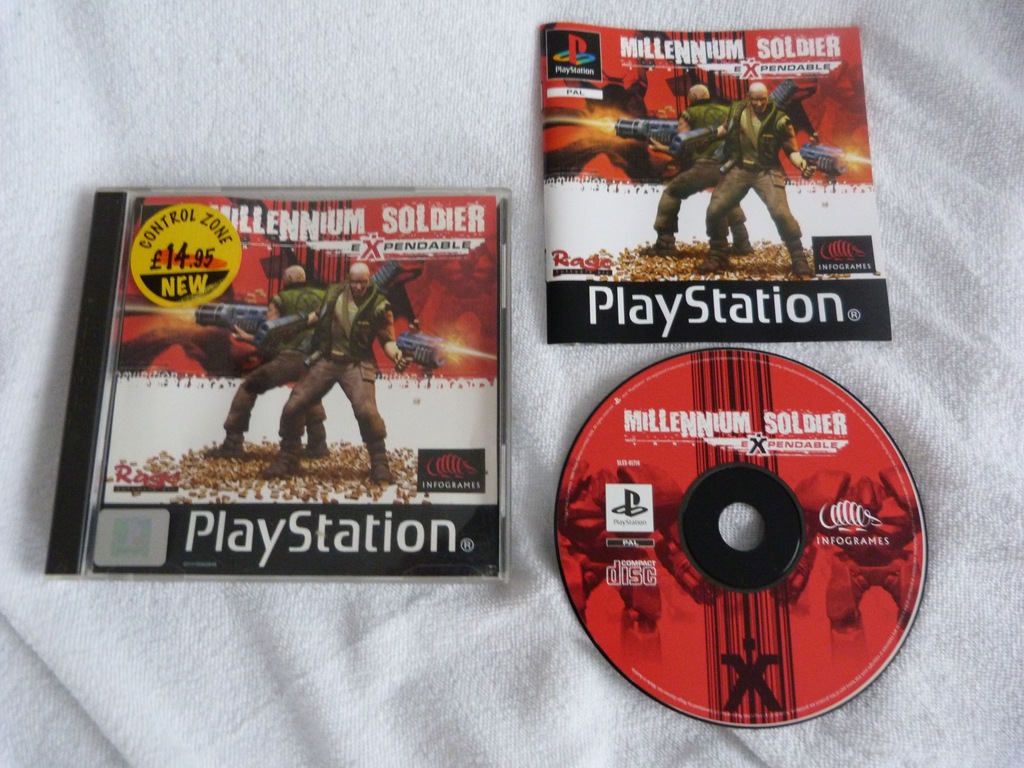 MILLENNIUM SOLDIER EXPENDABLE Gra na PSX PS1 - 7118701534 - oficjalne ...