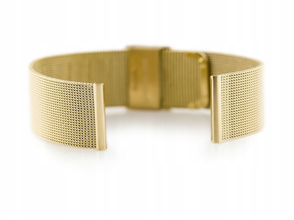 BRANSOLETA DO ZEGARKA - siatka HQ - złota - 22mm - 7478877963 - oficjalne archiwum Allegro