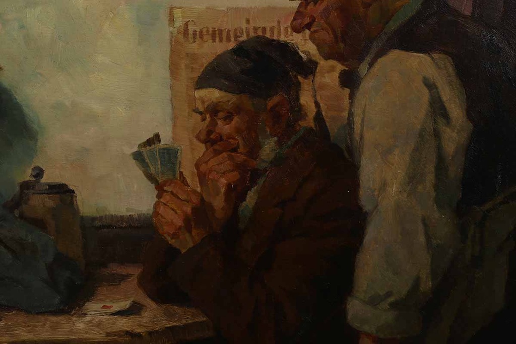 Herman Prediger (1886-1970 Niemcy) piękny obraz - 7668756907 ...