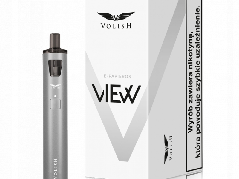 E-papieros Volish VIEW srebrny - 7619574745 - oficjalne archiwum Allegro