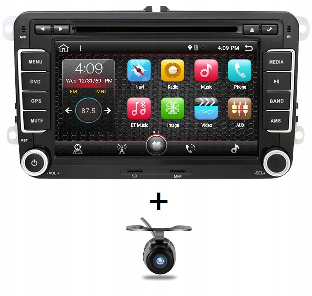 NAWIGACJA 2DIN RADIO VW PASSAT B6 B7 GOLF 5 V 6 VI - 7544210674 - oficjalne archiwum Allegro