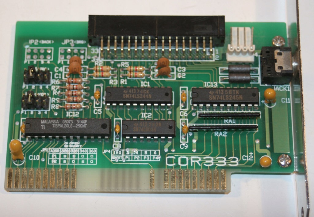ISA 8-bit RETRO CDROM 34pin I/F DRIVER CARD COR333 - 7705529906 ...