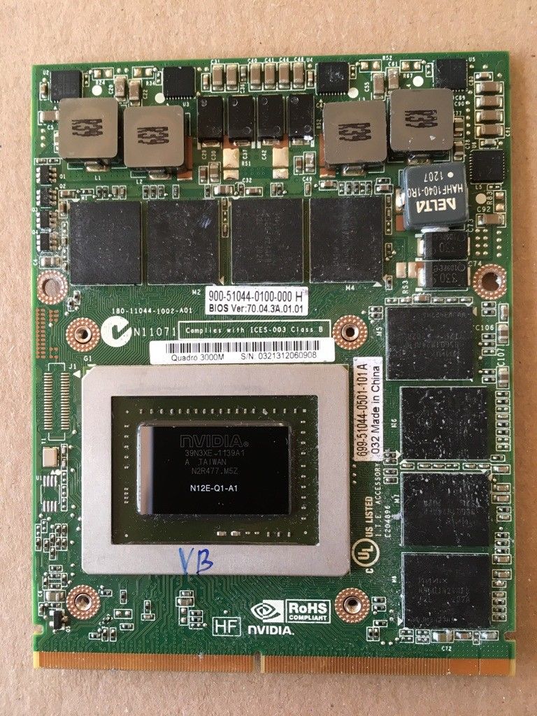Nvidia Quadro 3000m GDDR5 2GB for Laptop - 7110534612 - oficjalne ...
