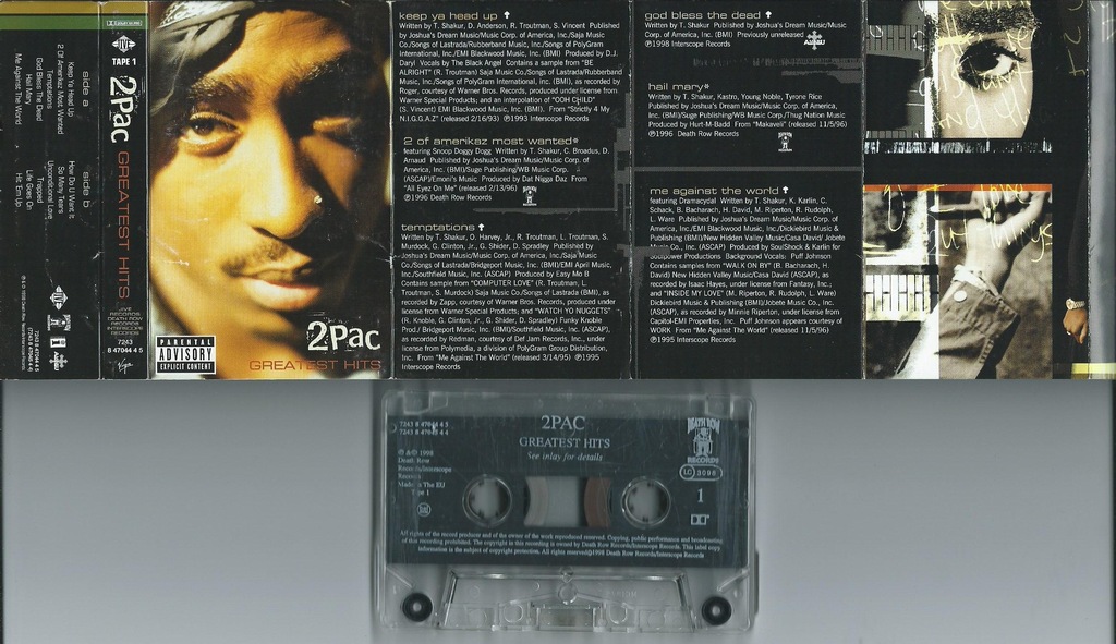 2PAC - GREATEST HITS tupac shakur makaveli UNIKAT! - 7352983691 ...
