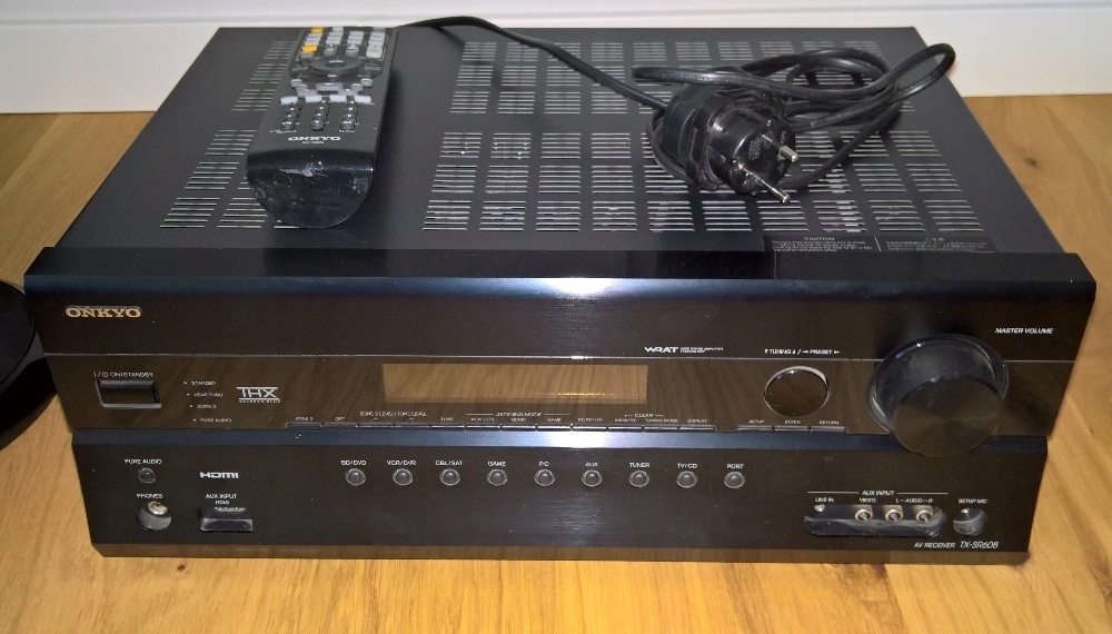 Amplituner ONKYO TX-SR608 + Blu-ray BD-C6900 - 7679436969 - oficjalne archiwum Allegro