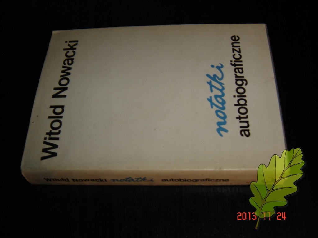 Notatki autobiograficzne - Witold Nowacki - 6968447507 - oficjalne archiwum Allegro