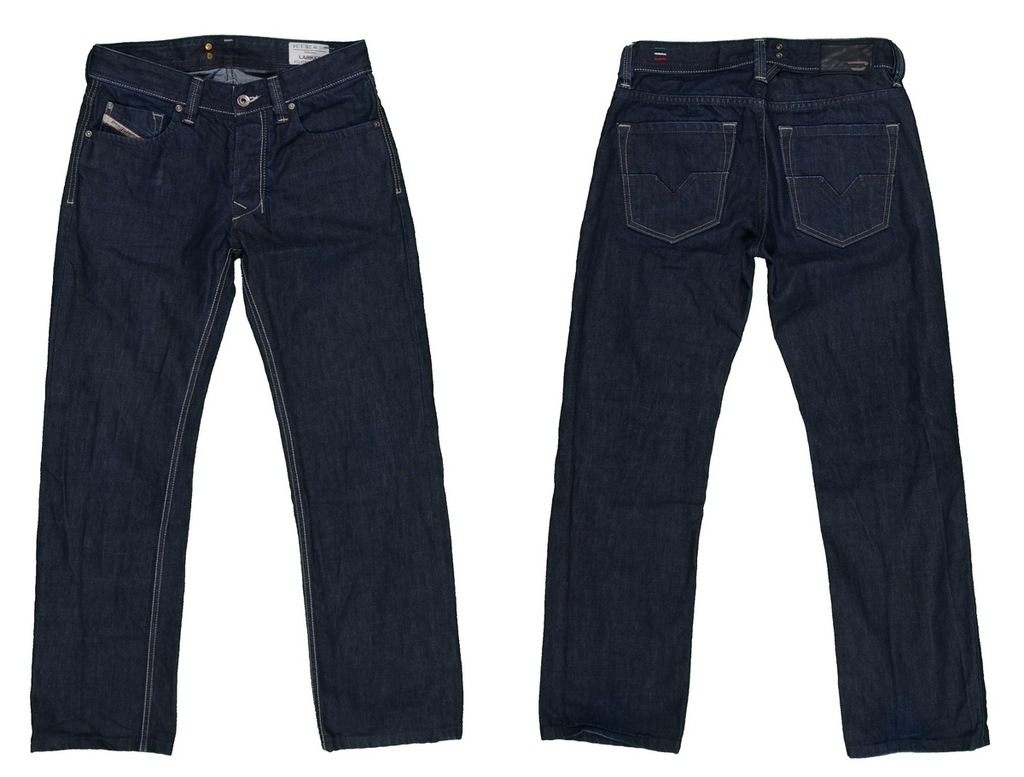 DIESEL jeansy męskie LARKEE WASH W28 - 7085664062 - oficjalne archiwum Allegro
