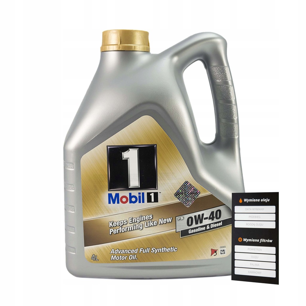 MOBIL 1 NEW 0w40 olej silnikowy diesel benzyna 4L - 7657362228 ...