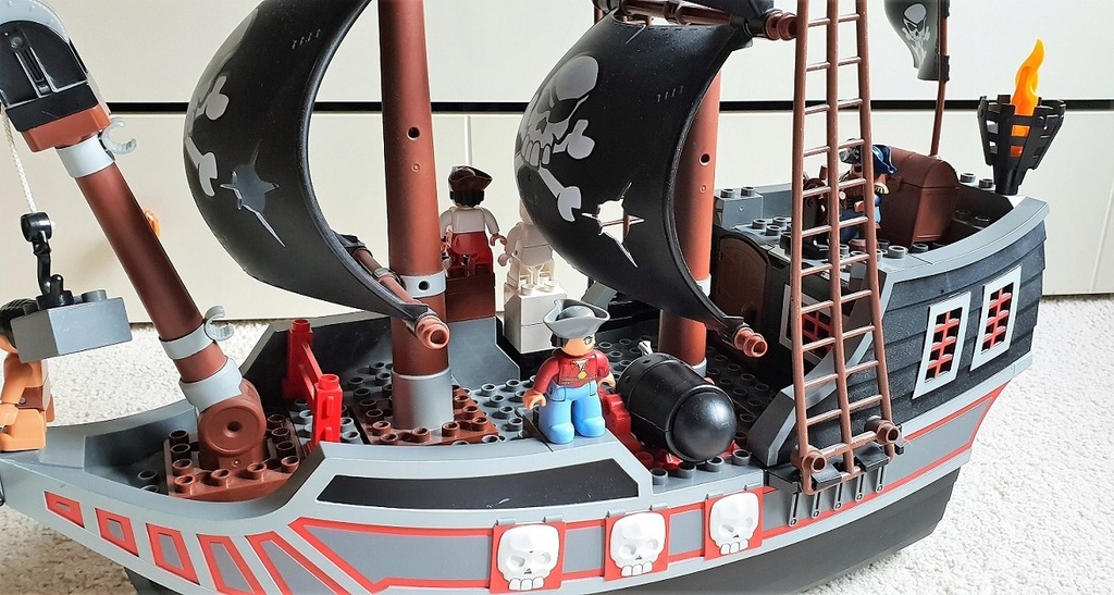 LEGO DUPLO Statek Piracki 7880 - 7666350547 - oficjalne archiwum Allegro