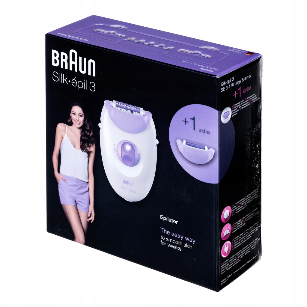 Depilator BRAUN 3170 SoftPerfection Podświetlenie - 7622041521 ...