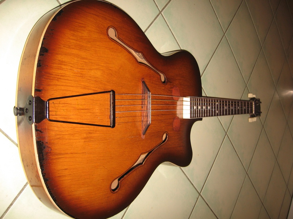 Gitara wiekowa Defil jazz - 7073309594 - oficjalne archiwum Allegro