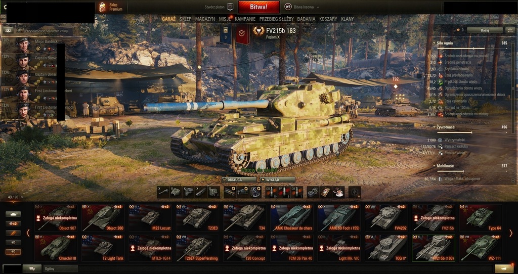 Konto World of Tanks WOT wn8 2800+38X Tier2.5kkXP - 7660080863 ...