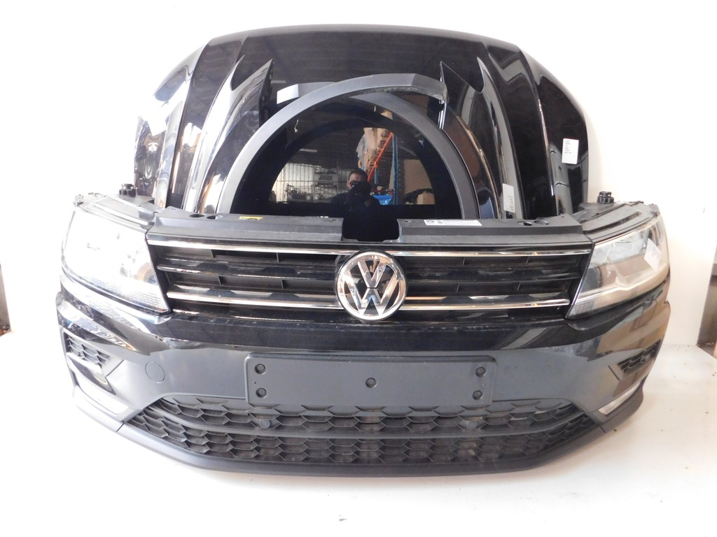 VW TIGUAN 5NA KOMPLETNY PRZÓD MASKA PAS LAMPY LC9X - 6620287465 ...