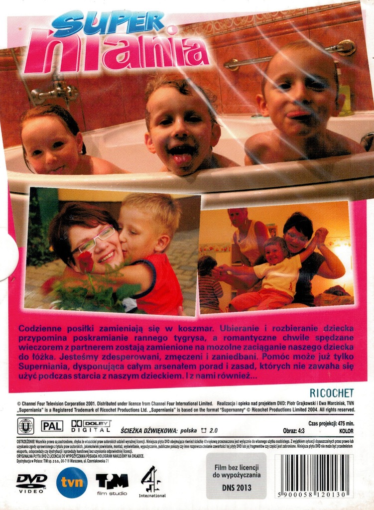 SUPER NIANIA [3 DVD] SEZON 4 - 7141031224 - oficjalne archiwum Allegro
