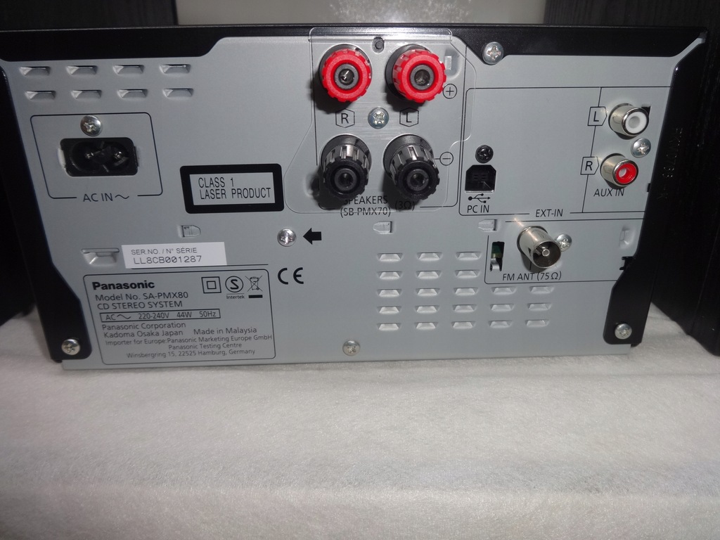 Panasonic SC-PMX80 SA-PMX80 OKAZJA - 7683238565 - oficjalne archiwum Allegro