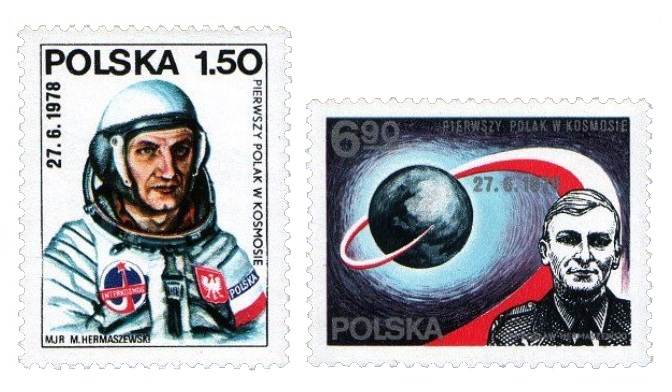 Fi 2416 - 2417 ** Pierwszy Polak w kosmosie - 7123540240 - oficjalne archiwum Allegro