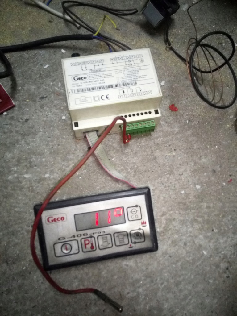 Sterownik kotła GECO G-406 P03 + moduł - 7747644057 - oficjalne archiwum Allegro